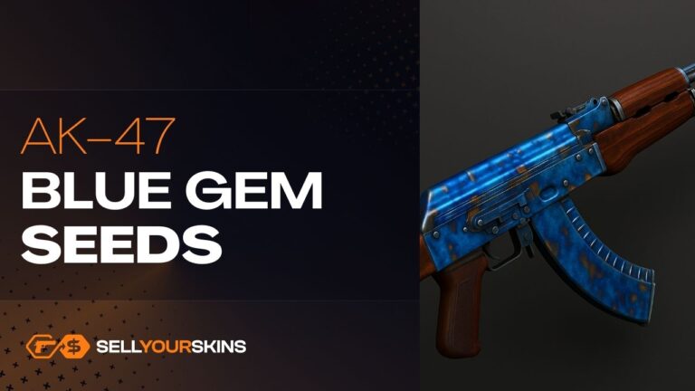 Ursus Knife Case Hardened – Blue Gem Pattern and Seeds
