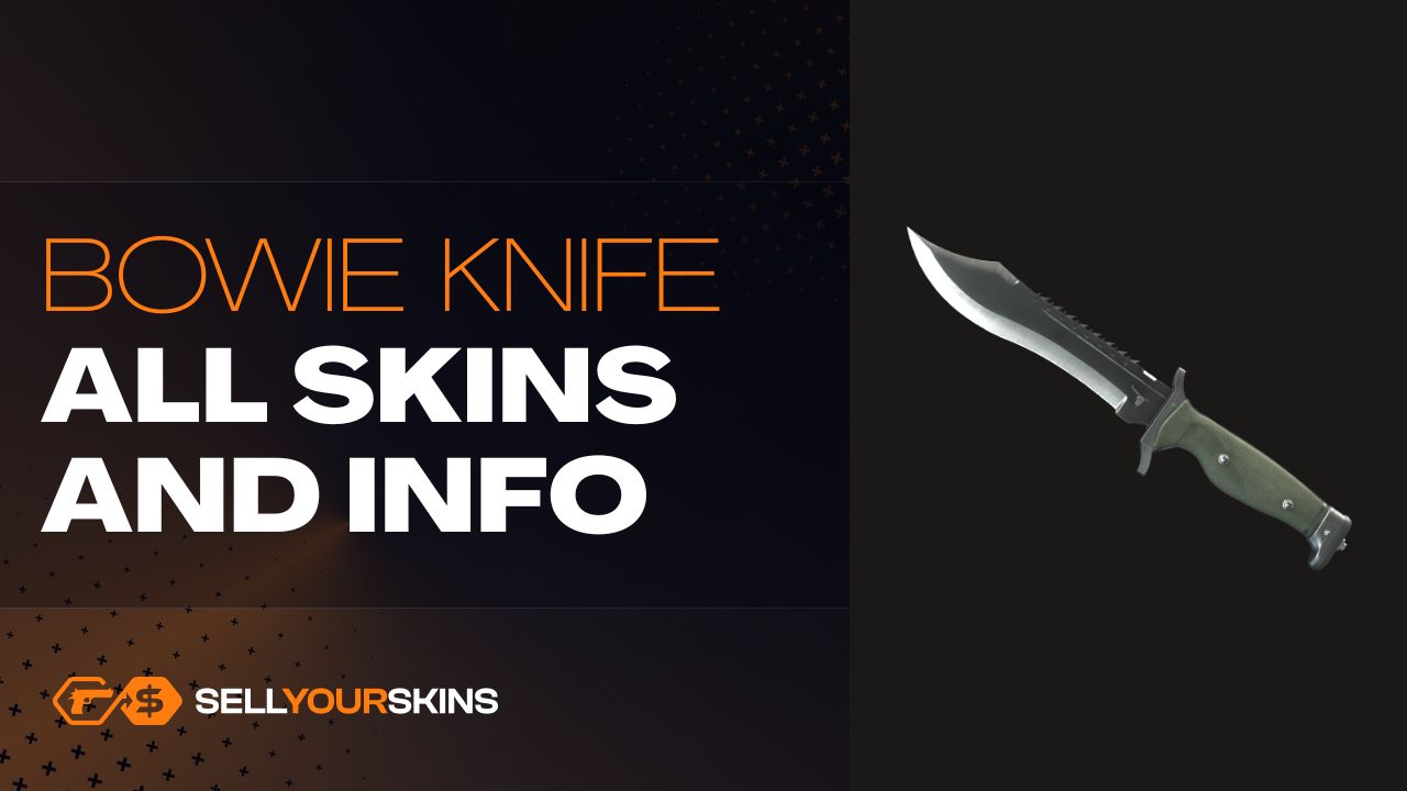 Bowie Knife – All Skins, Popularity, Release Date [CS2 / CS:GO]