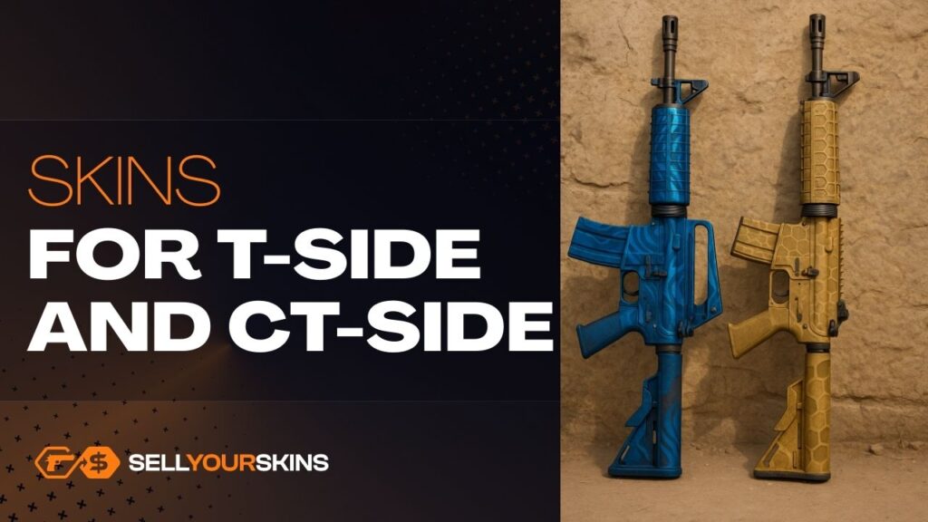 T and CT-side skins in CS2 – can you change skin during a match?