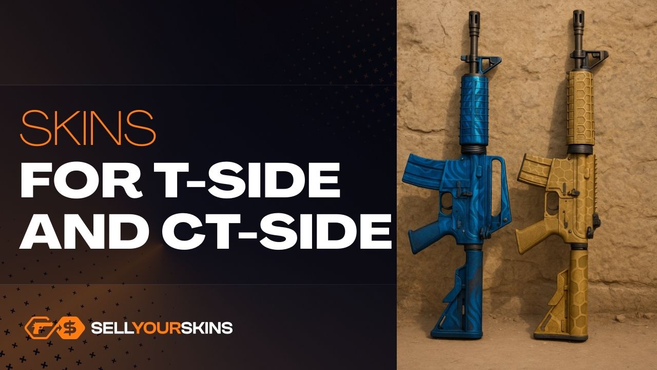 T and CT-side skins in CS2 – can you change skin during a match?