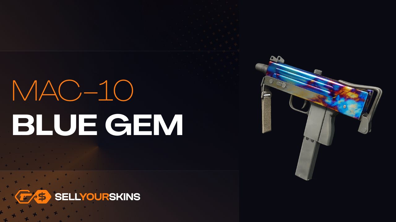 MAC-10 Case Hardened – Blue Gem Patterns and Seeds